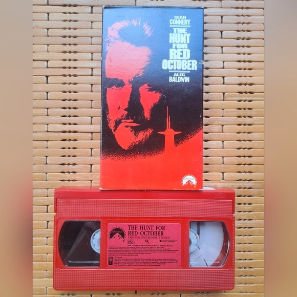 Unsure | Media | The Hunt For Red October Vhs Rare Red Tape | Poshmark